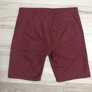 Calliope | Shorts | Calliope Mens 0 Cotton Maroon Shorts | Poshmark
